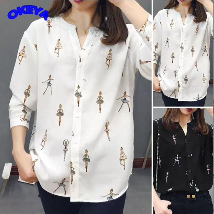 レディース服 トップス シャツ 長袖 前開き カジュアル 2024年春秋新作 3色展開 S#-5XL# 個人事業主 OKEYA | 卸売・ 問屋・仕入れの専門サイト【NETSEA】