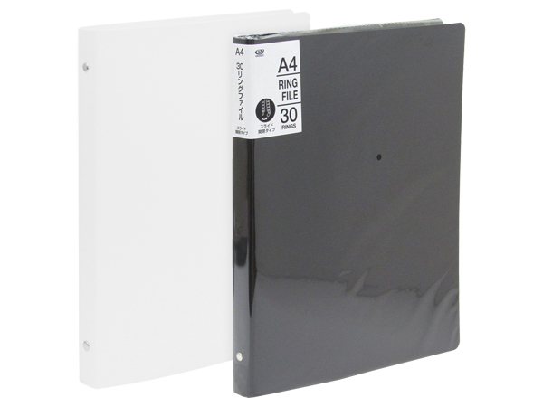 A4 30リングファイル WH／BK | 卸売・ 問屋・仕入れの専門サイト【NETSEA】
