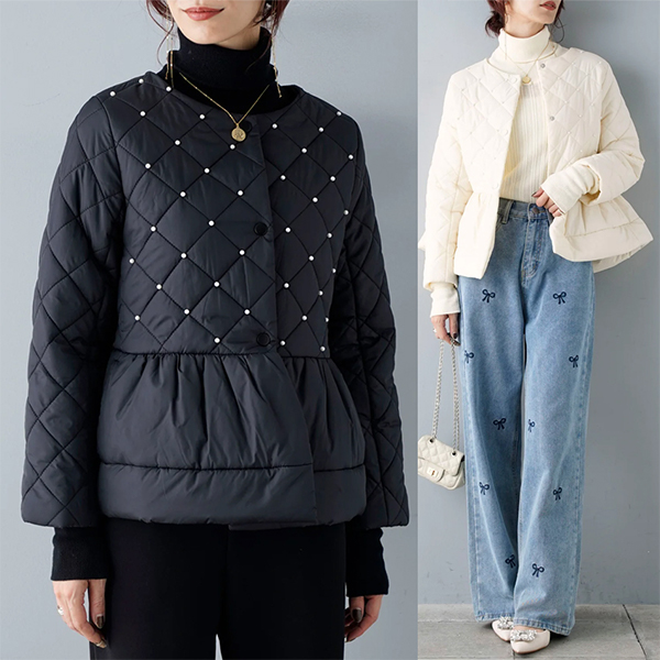 ANJIL☆2024秋冬レディース服 チックな高級感パール中綿コート 株式会社 SNIFF JAPAN レディース服 | 卸売・ 問屋・仕入れの専門サイト【NETSEA】