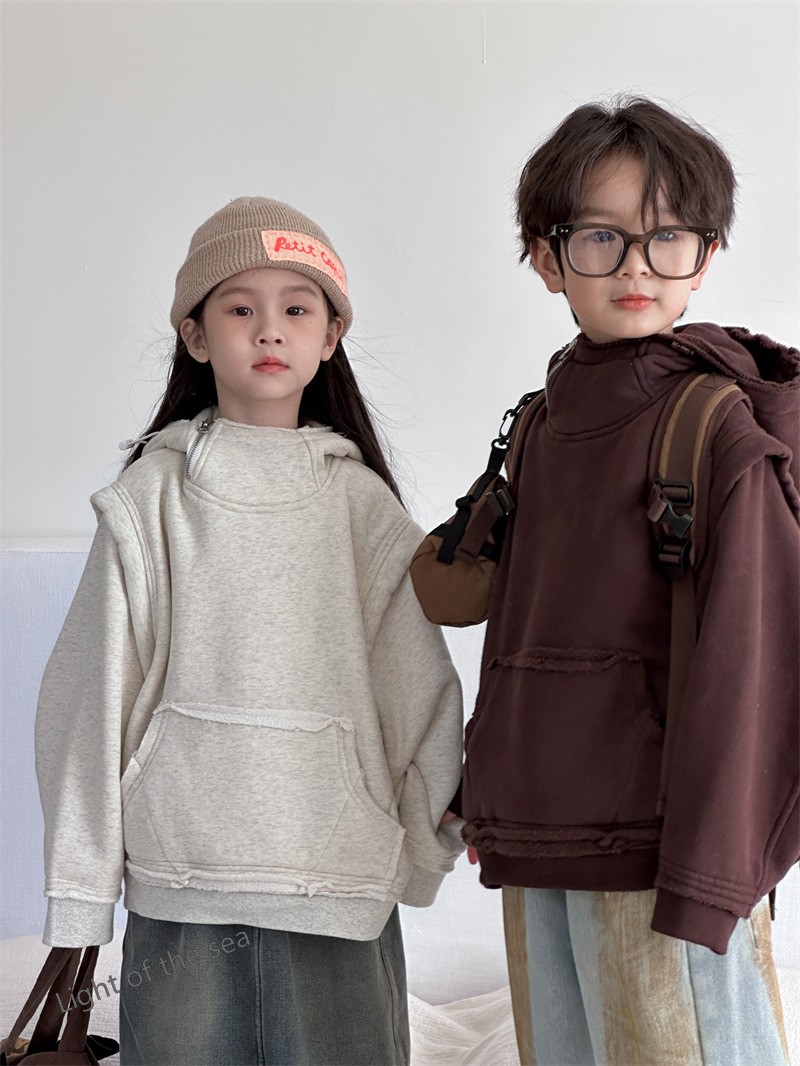 2024新作い韓国風子供服 ベビー服 キッズ 男女兼用 トップス 2色 90cm-140cm 個人事業主 Light of the sea | 卸売・ 問屋・仕入れの専門サイト【NETSEA】