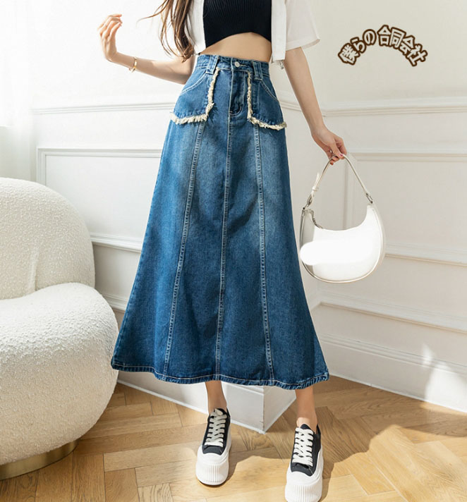 レディース服 ボトムス 春秋新作 カート デニムカート ロングカート カジュアル S#-4XL# 僕らの 合同会社 | 卸売・ 問屋・仕入れの専門サイト【NETSEA】