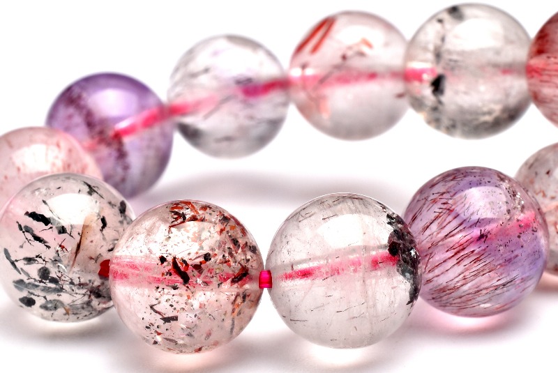 【1点物】人気 マルチカラー スーパーセブン 9.5mm ブレスレット _M3491 株式会社 SEKIKON | 卸売・ 問屋・仕入れの専門サイト【NETSEA】