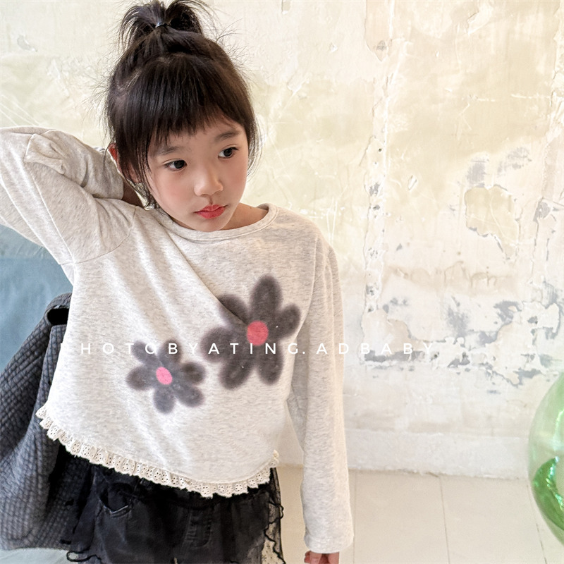 2025春新品★子供服 トップス 長袖 80cm～130cm★ 2色 Sun Flower | 卸売・ 問屋・仕入れの専門サイト【NETSEA】