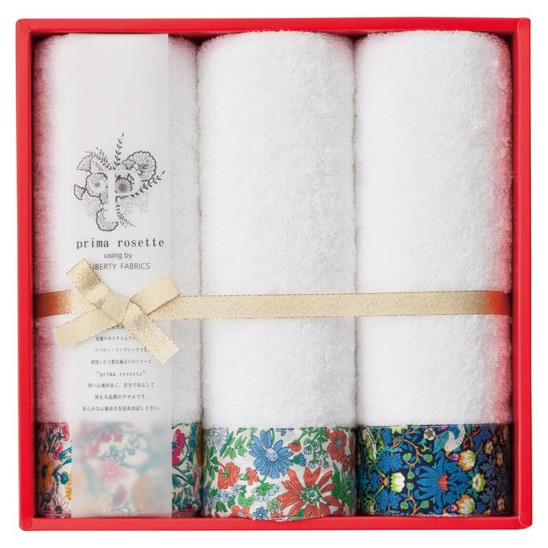 prima rosette using by LIBERTY FABRICS フェイスタオル3P GN PR-2435-GN | 卸売・ 問屋・仕入れの専門サイト【NETSEA】