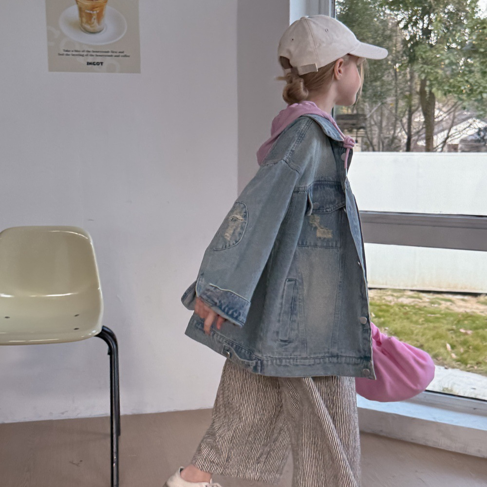 2025★春秋新作★韓国風子供服★デニムコート★90cm～150cm BBM 株式会社 | 卸売・ 問屋・仕入れの専門サイト【NETSEA】
