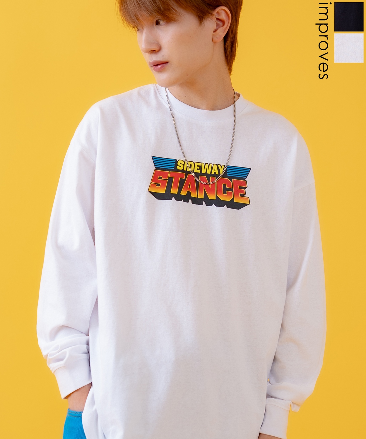 【SIDEWAYSTANCE】戦隊ロゴ長袖Tシャツ 株式会社 インプローブス | 卸売・ 問屋・仕入れの専門サイト【NETSEA】