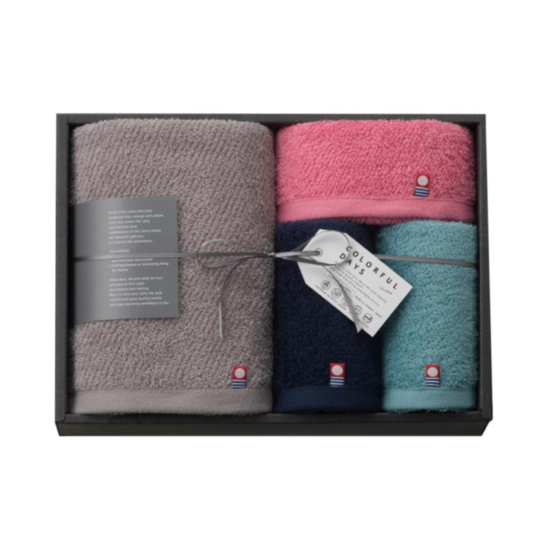 COLORFUL DAYSタオルセット A/ピンク HAMANO | 卸売・ 問屋・仕入れの専門サイト【NETSEA】