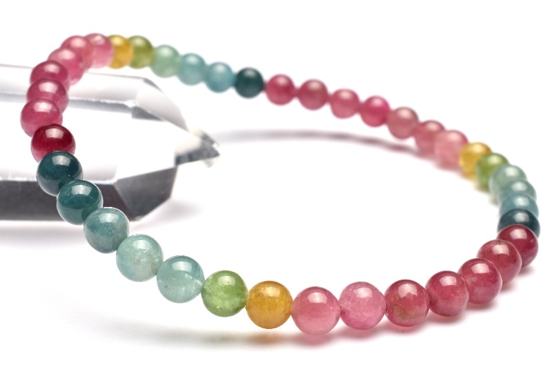 【1点物】AA キャンディーカラー MIXトルマリン 4.5mm グラデーション ブレスレット _M5851 株式会社 SEKIKON | 卸売・ 問屋・仕入れの専門サイト【NETSEA】