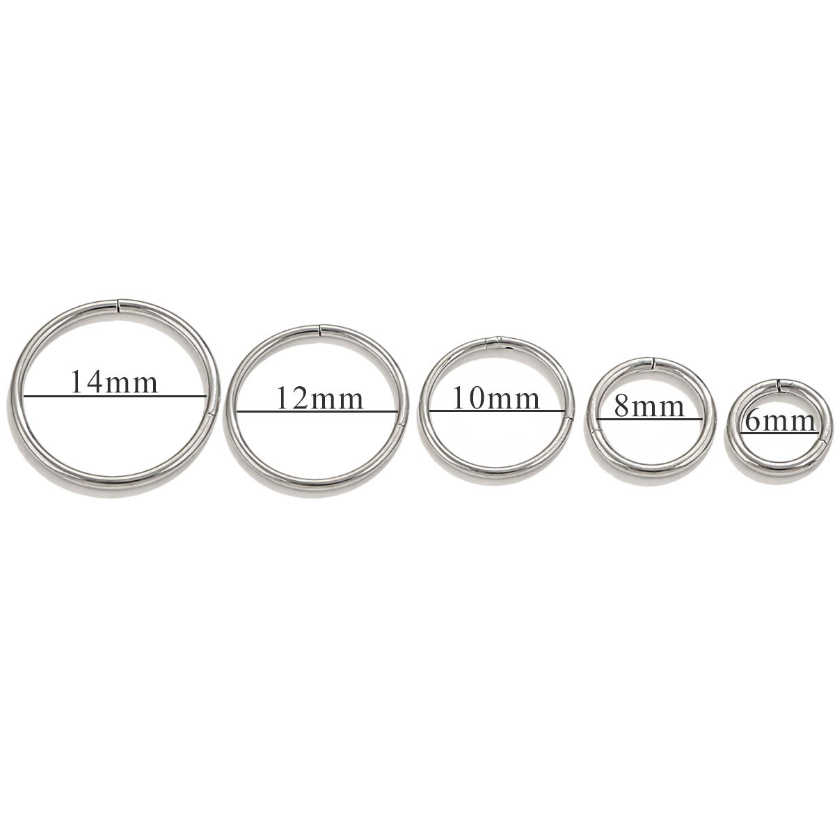 ステンレススプリングリングロブスターフック0.8×6mm | 卸売・ 問屋・仕入れの専門サイト【NETSEA】