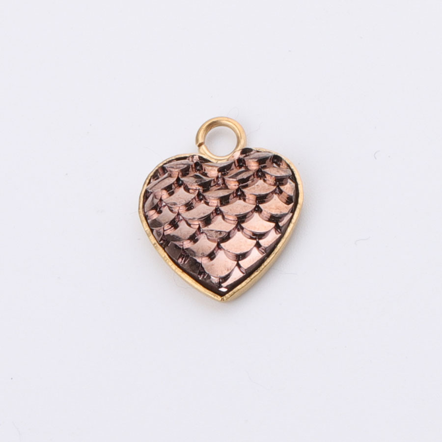 金メッキ ハート型 魚鱗ペンダント DIYアクセサリー 12mm 11 | 卸売・ 問屋・仕入れの専門サイト【NETSEA】