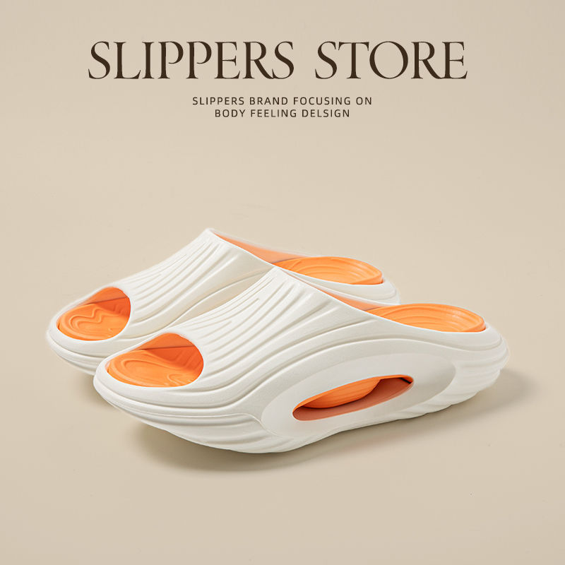 踏み心地抜群 スリッパ 39-40サイズ 白とオレンジ | 卸売・ 問屋・仕入れの専門サイト【NETSEA】