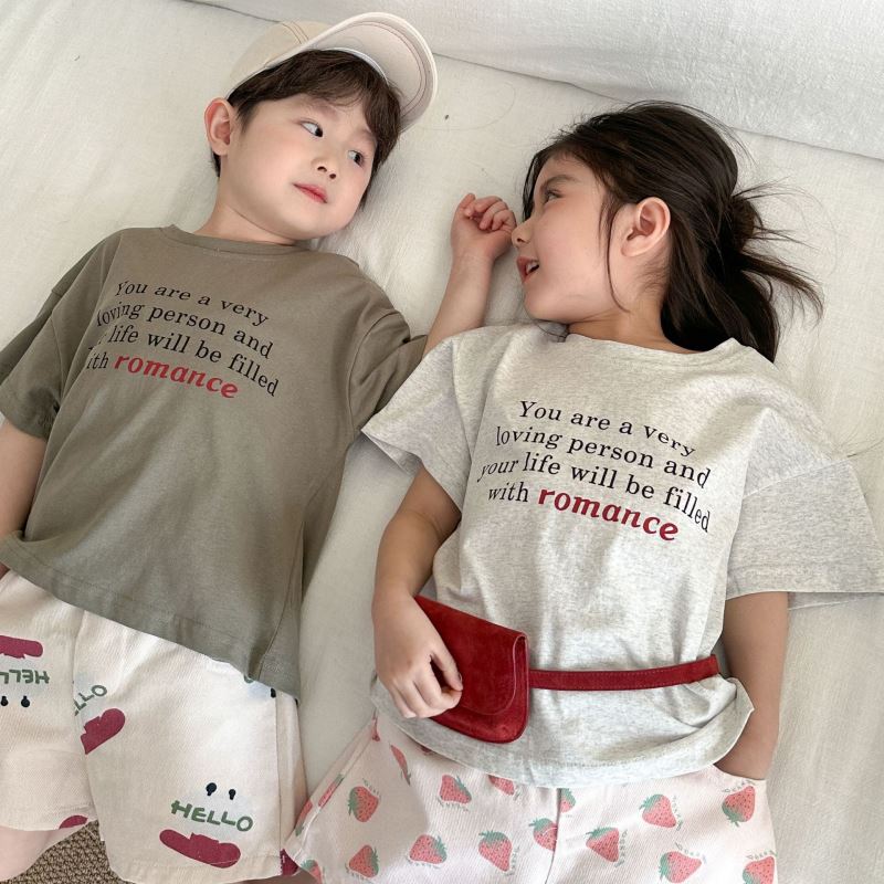 2025★夏新作★韓国風子供服★トップス★80cm～150cm 2色 | 卸売・ 問屋・仕入れの専門サイト【NETSEA】