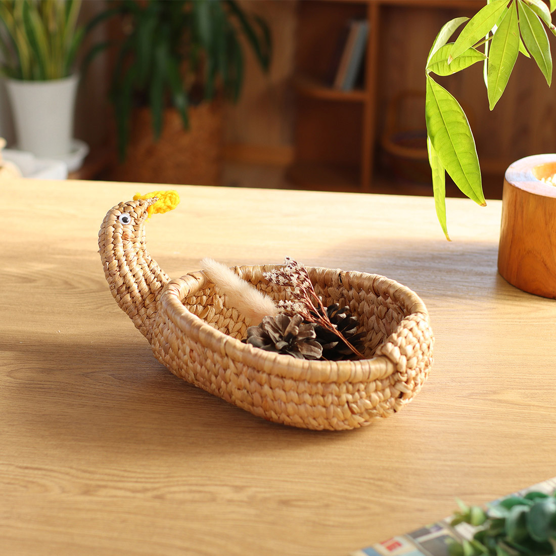 ウォーターヒヤシンス アヒルトレイ M[ボックスかごカゴ水草天然素材あひる鳥バード アジアン春夏24SS] | 卸売・ 問屋・仕入れの専門サイト【NETSEA】