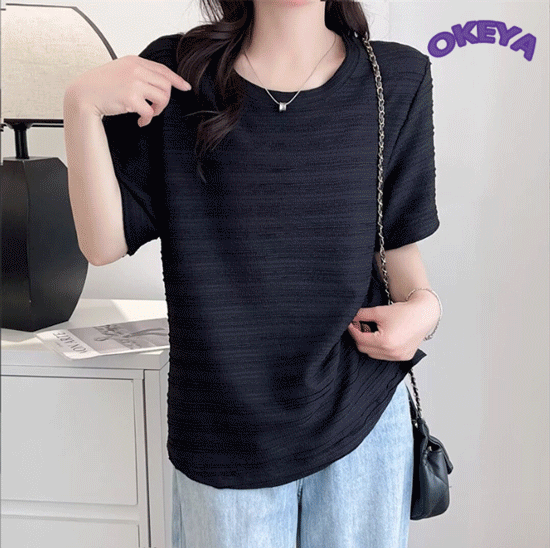 レディース服 トップス tシャツ 半袖 エレガント 韓国風 2025年夏新作 3色展開 XL#-4XL# | 卸売・ 問屋・仕入れの専門サイト【NETSEA】