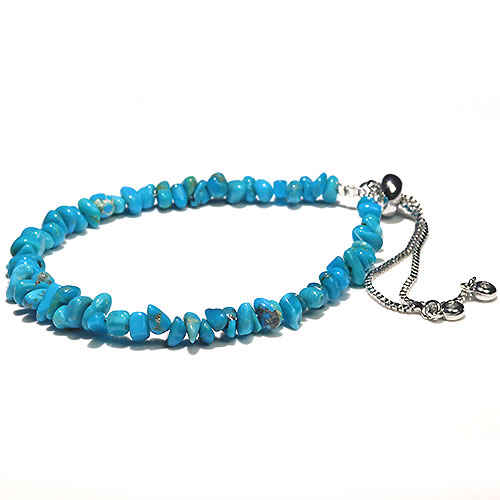 約5-8mm グラデーション アリゾナ産 ターコイズ ブレスレット Arizona turquoise | 卸売・ 問屋・仕入れの専門サイト【NETSEA】