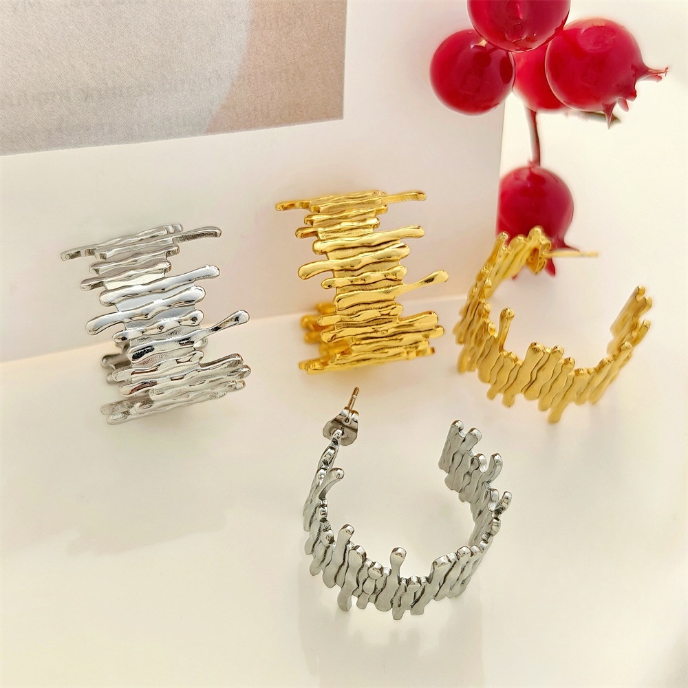 ピアス ステンレス 幾何ピアス レティースピアス18K アクセサリー ピアス韓国★ 2025.6.24 | 卸売・ 問屋・仕入れの専門サイト【NETSEA】