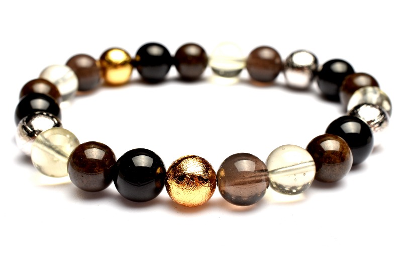 【1点物】MIX隕石 8-8.5mm ブレスレット _MA6066 | 卸売・ 問屋・仕入れの専門サイト【NETSEA】