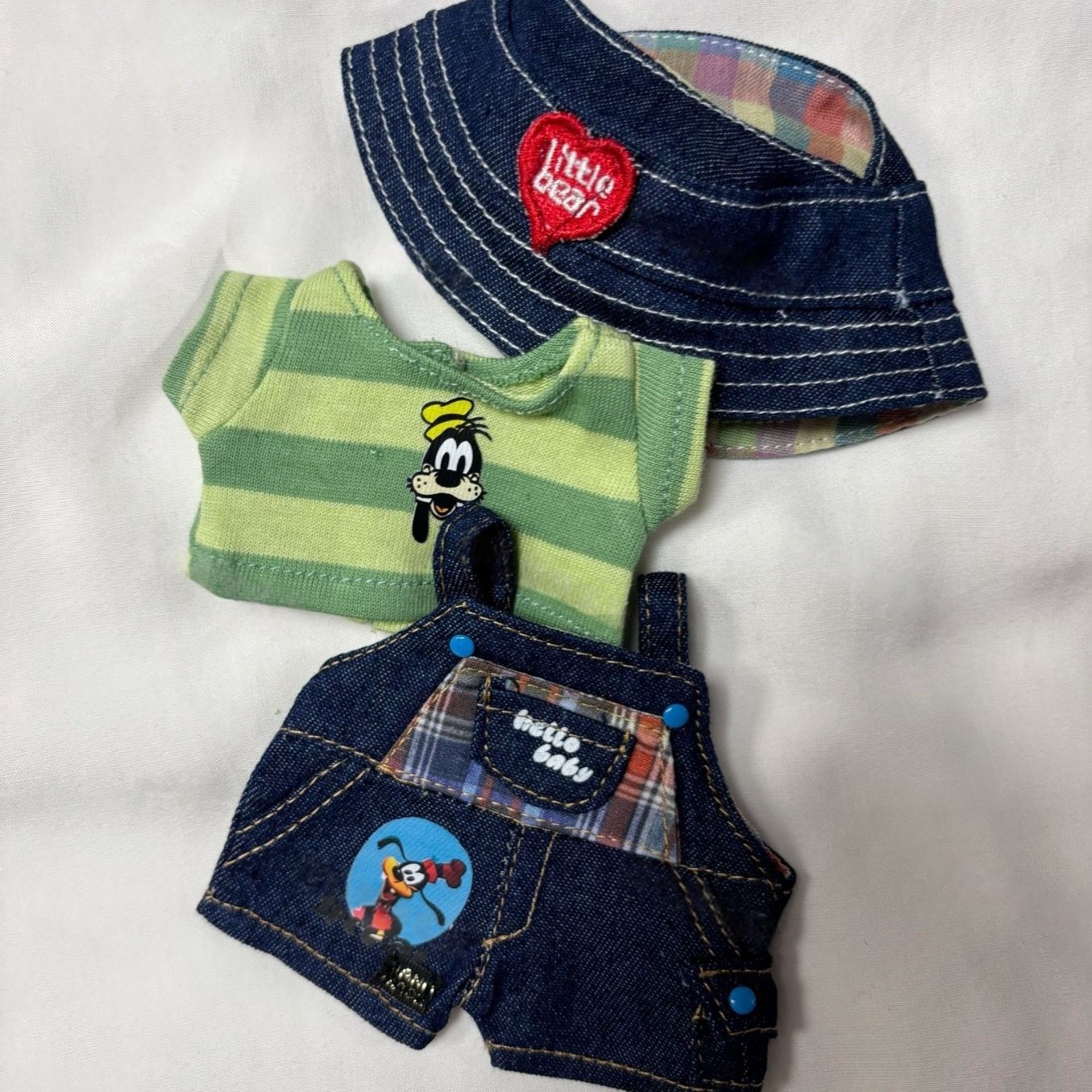 17cm ドール服セット 手作り 着せ替え（帽子+Tシャツ+オーバーオール） | 卸売・ 問屋・仕入れの専門サイト【NETSEA】