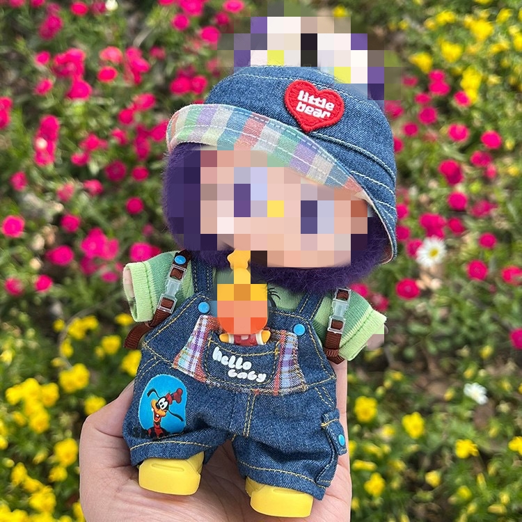 17cm ドール服セット 手作り 着せ替え（帽子+Tシャツ+オーバーオール） | 卸売・ 問屋・仕入れの専門サイト【NETSEA】