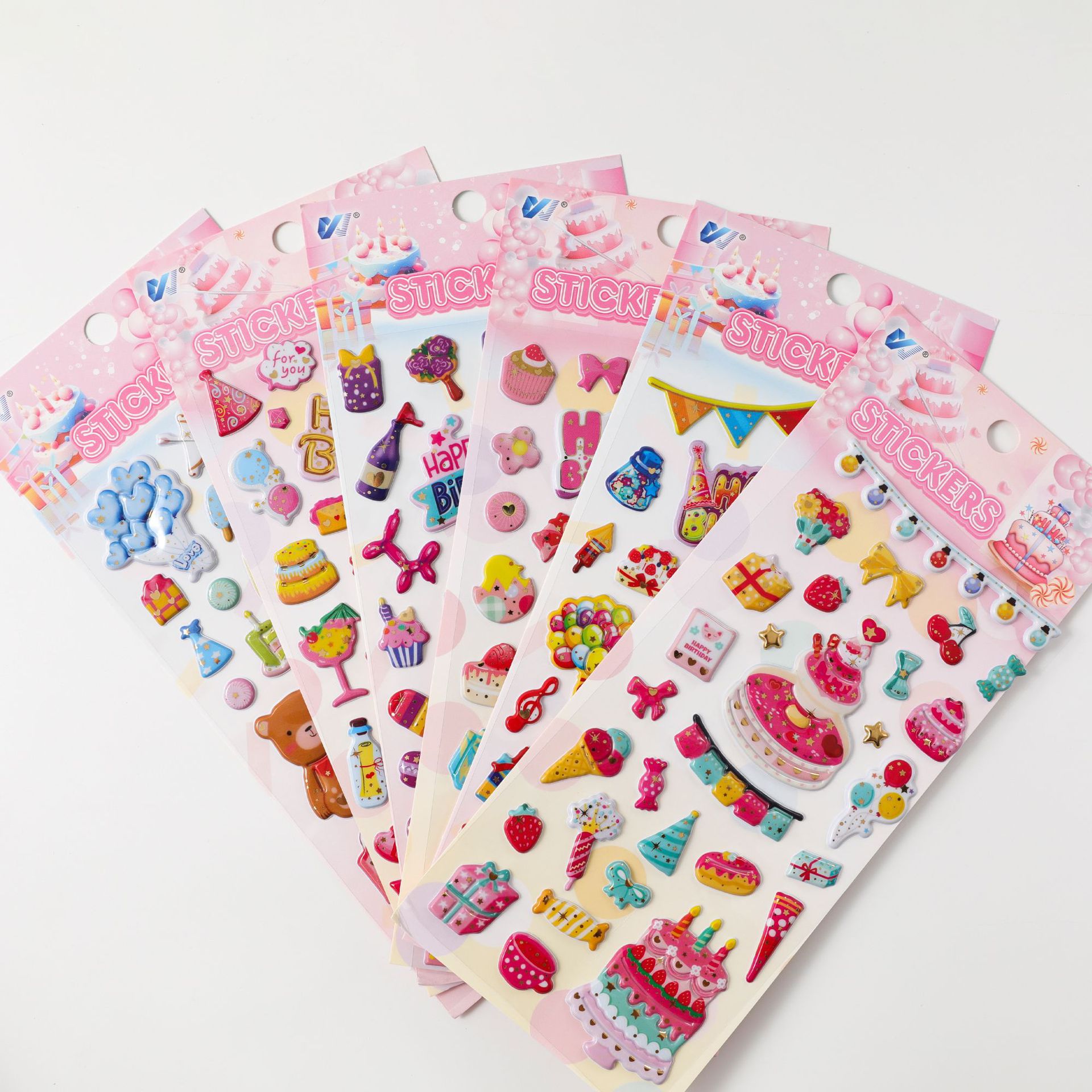 手作り DIY ぷくぷく ボンボンシール 3Dステッカー 立体ステッカー ぷっくりシール 粘着シール | 卸売・ 問屋・仕入れの専門サイト【NETSEA】