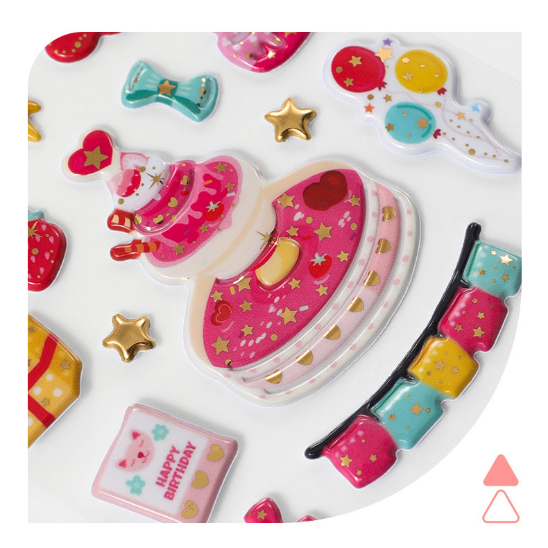 手作り DIY ぷくぷく ボンボンシール 3Dステッカー 立体ステッカー ぷっくりシール 粘着シール | 卸売・ 問屋・仕入れの専門サイト【NETSEA】