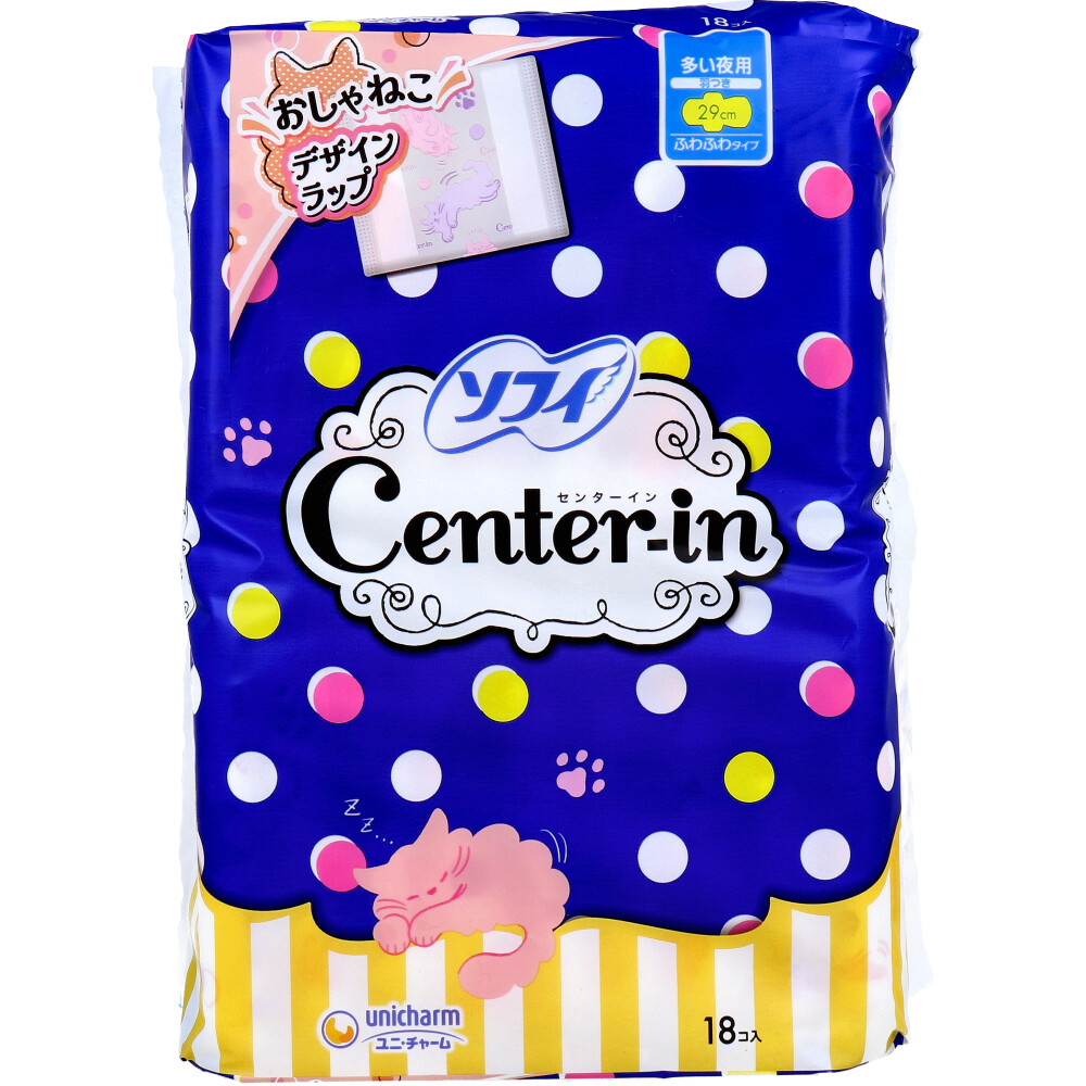 ソフィ センターイン ふわふわタイプ 多い夜用 羽つき 18枚入 | 卸売・ 問屋・仕入れの専門サイト【NETSEA】