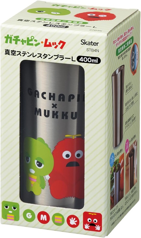 スケーター 【予約販売】ステンレスタンブラーL（400mL）ガチャピン＆ムック | 卸売・ 問屋・仕入れの専門サイト【NETSEA】