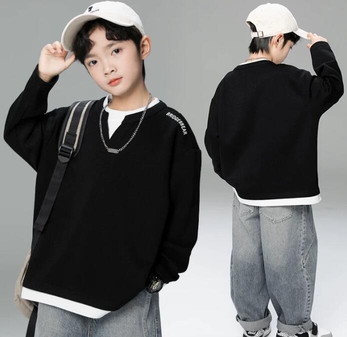 2025新作 キッズ服 トップス スウェット ★120－170CM 2色 | 卸売・ 問屋・仕入れの専門サイト【NETSEA】