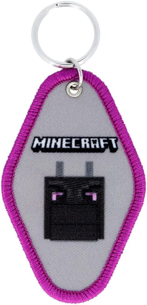 マインクラフト ししゅうキーホルダー ( P ) パープル | 卸売・ 問屋・仕入れの専門サイト【NETSEA】